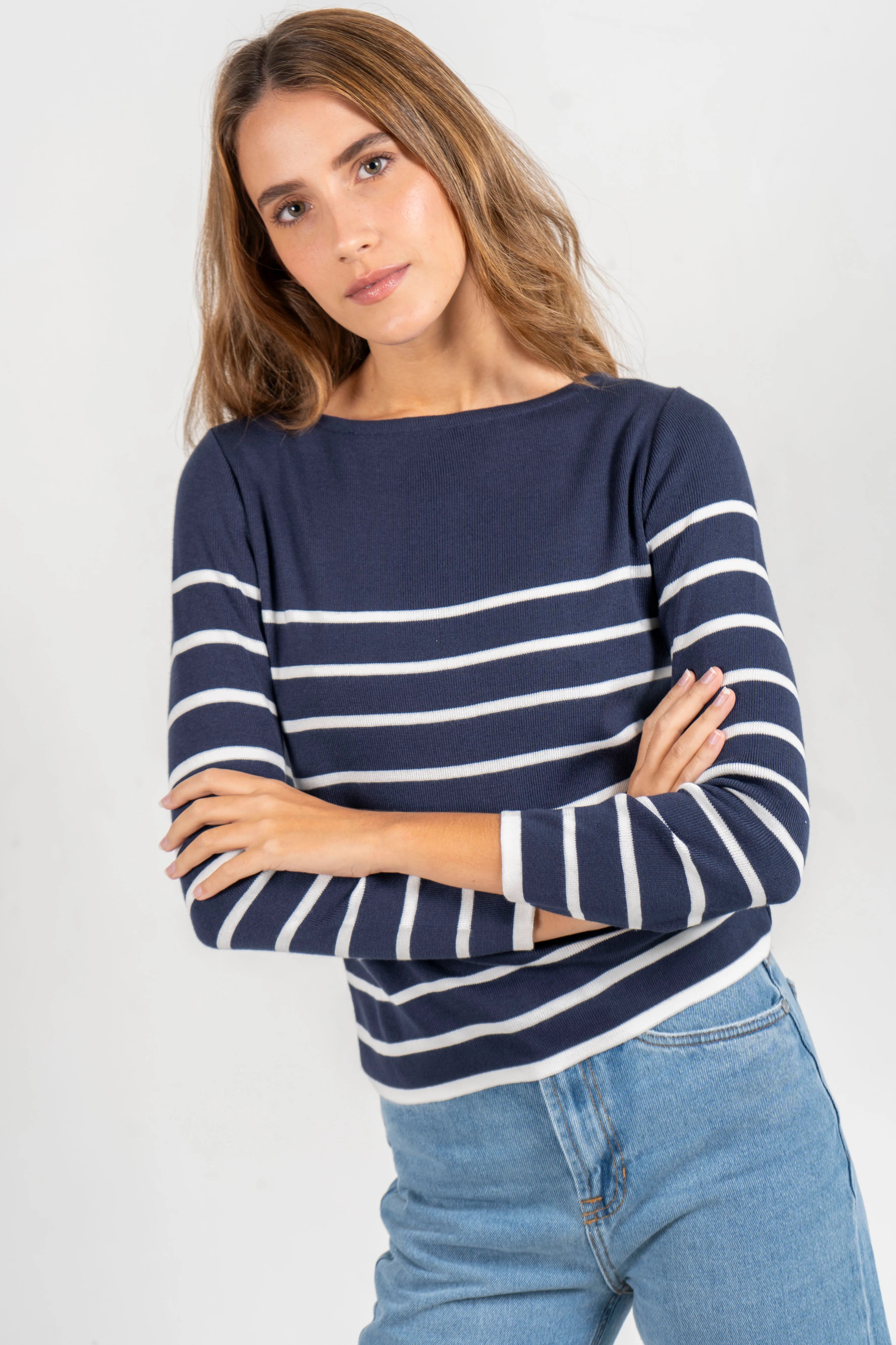 Suéter París Azul oscuro Mujer | Armatura